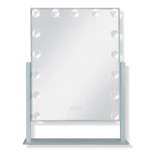 ZADRO Hollywood Led Vertical Vanity Makeup Mirror - French Blue