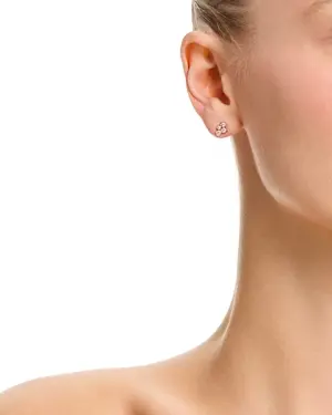 Bloomingdale'S Diamond Bezel Cluster Stud Earrings In 14k Yellow 0.25 Tcw