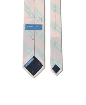 Robert Talbott Silk Linen Stripe Necktie