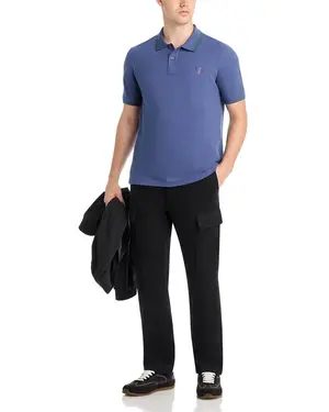Paul Smith Regular Fit Logo Polo Shirt - Indigo