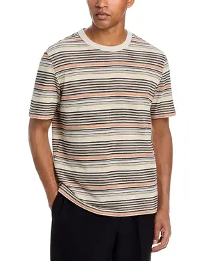 Paul Smith Regular Fit Stripe Crewneck T-shirt - Multi Colored