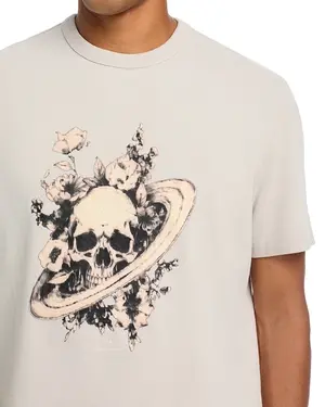 Paul Smith Floral Skull Graphic T-shirt
