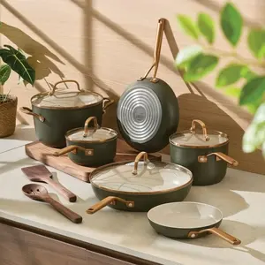 KITCHENAID Hard Anodized Ceramic Induction 12 Piece Cookware Set