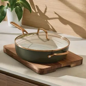 KITCHENAID Hard Anodized Ceramic Induction Evergreen 2 Qt. Covered Saute Pan