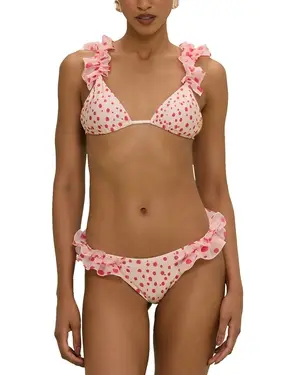 PatBO Peony Polka Swim Bottom