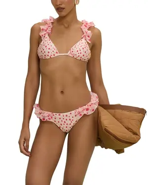 PatBO Peony Polka Swim Bottom