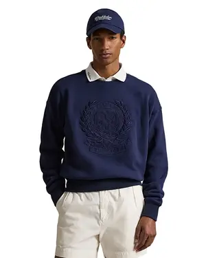 Polo Ralph Lauren Wimbledon Vintage Fit Crest Sweatshirt - Navy