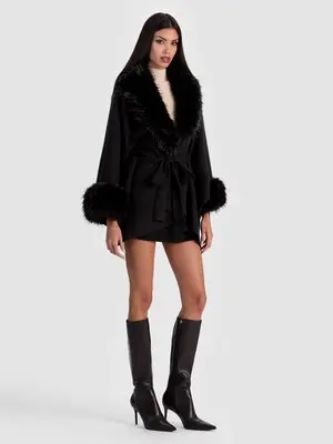 Alice + Olivia Joanne Sweater Coat