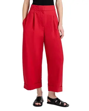 Proenza Schouler White Label Talla Pleated Pants - Brick