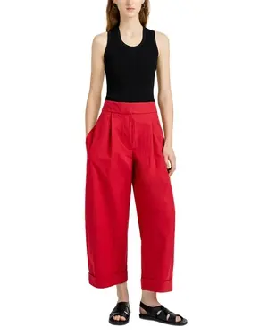 Proenza Schouler White Label Talla Pleated Pants - Brick