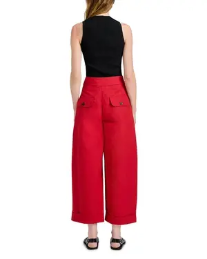 Proenza Schouler White Label Talla Pleated Pants - Brick