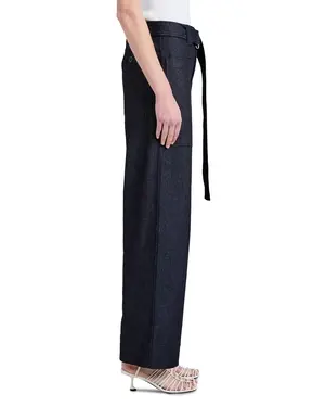 Proenza Schouler White Label Belted Wide-leg Pants