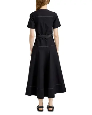 Proenza Schouler White Label Elizabeth Belted Dress