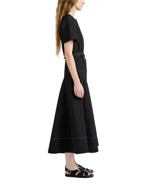 Proenza Schouler White Label Elizabeth Belted Dress
