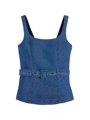 Tommy Hilfiger Belted Denim Top