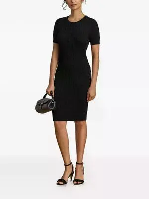 Ralph Lauren Cable-knit Short-sleeve Sweater Dress