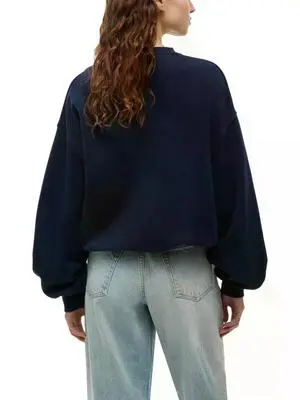 Tommy Hilfiger Crest Logo Drawstring Hem Sweater - Blue