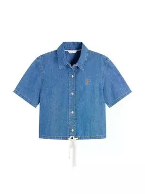 Tommy Hilfiger Short Sleeve Shirt With Drawstring Hem