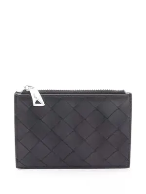 Bottega Veneta Intrecciato Card Case - Black