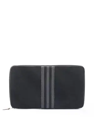 Hermès 2000s Fool Toe Perth Gm Striped Wallet