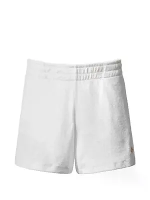 Perfect Moment Embroidered Terry Cloth Shorts