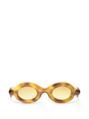 PALOCERAS Round Frame Sunglasses - Brown