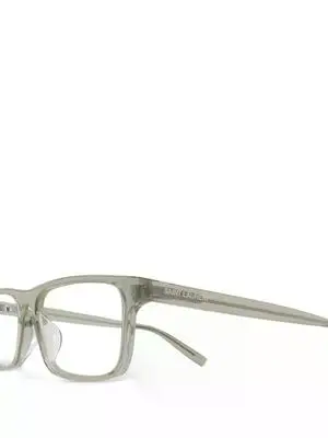 Saint Laurent Rectangle-frame Glasses - Grey