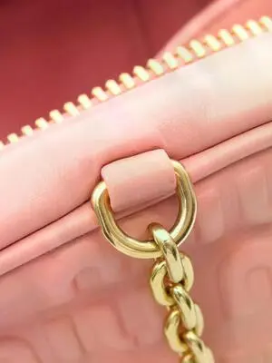 Miu Miu Embossed Logo Shoulder Bag