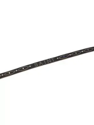 SAINT MXXXXXX Narrow Stud-embellished Belt