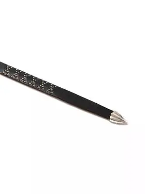 SAINT MXXXXXX Narrow Stud-embellished Belt
