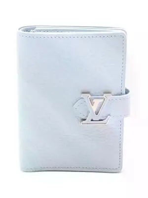 LOUIS VUITTON 2021 Vertical Bi-fold Wallet - Blue