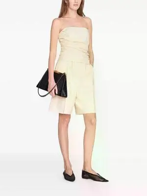 ANINE BING Tyla Gathered Strapless Top