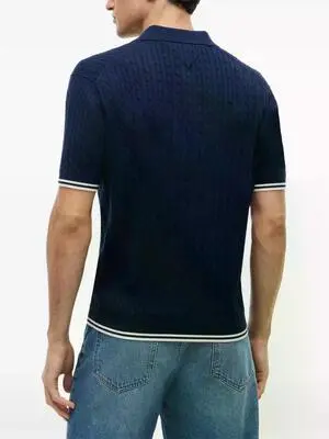 Tommy Hilfiger Cable-knit Polo Sweater