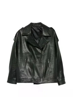 ADRIANNA FERETTI Leather Biker Jacket
