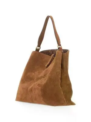 GIANNI CHIARINI Fiona Suede Tote Bag