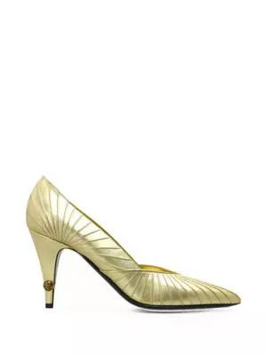 Versace Metallic Pumps