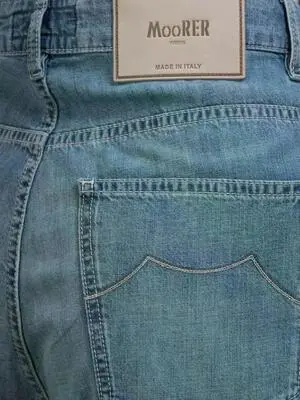 MOORER Cabirian Embroidered Straight-leg Jeans