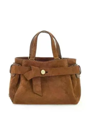 GIANNI CHIARINI Miranda Suede Tote Bag - Brown