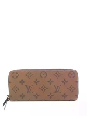 LOUIS VUITTON 2021 Monogram Reverse Clemence Wallet - Neutrals