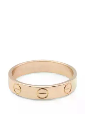 Cartier 18k Rose Gold Mini Love Ring - Pink