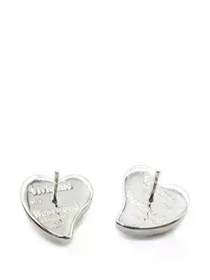 VIVIENNE WESTWOOD Orb Heart Earrings