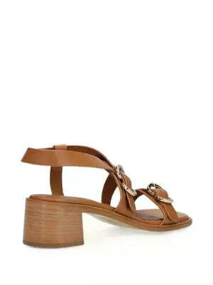 FRAU Multi-strap Leather Sandals - Brown