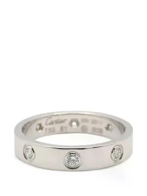 Cartier 18k White Gold Diamond Ring