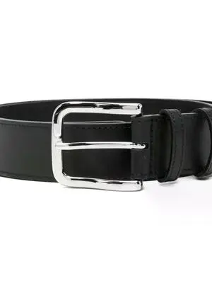 Iceberg Logo-print Leather Belt