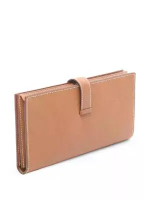 Hermès Bearn Soufflet Bi-fold Wallet - Neutrals