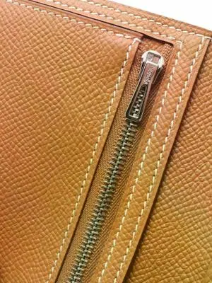 Hermès Bearn Soufflet Bi-fold Wallet - Neutrals