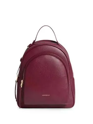 COCCINELLE Malory Grained-leather Backpack