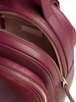 COCCINELLE Malory Grained-leather Backpack