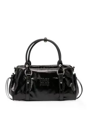 Miu Miu Logo-embossed Tote Bag