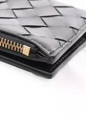 Bottega Veneta 2020 Small Intrecciato Bi-fold Wallet